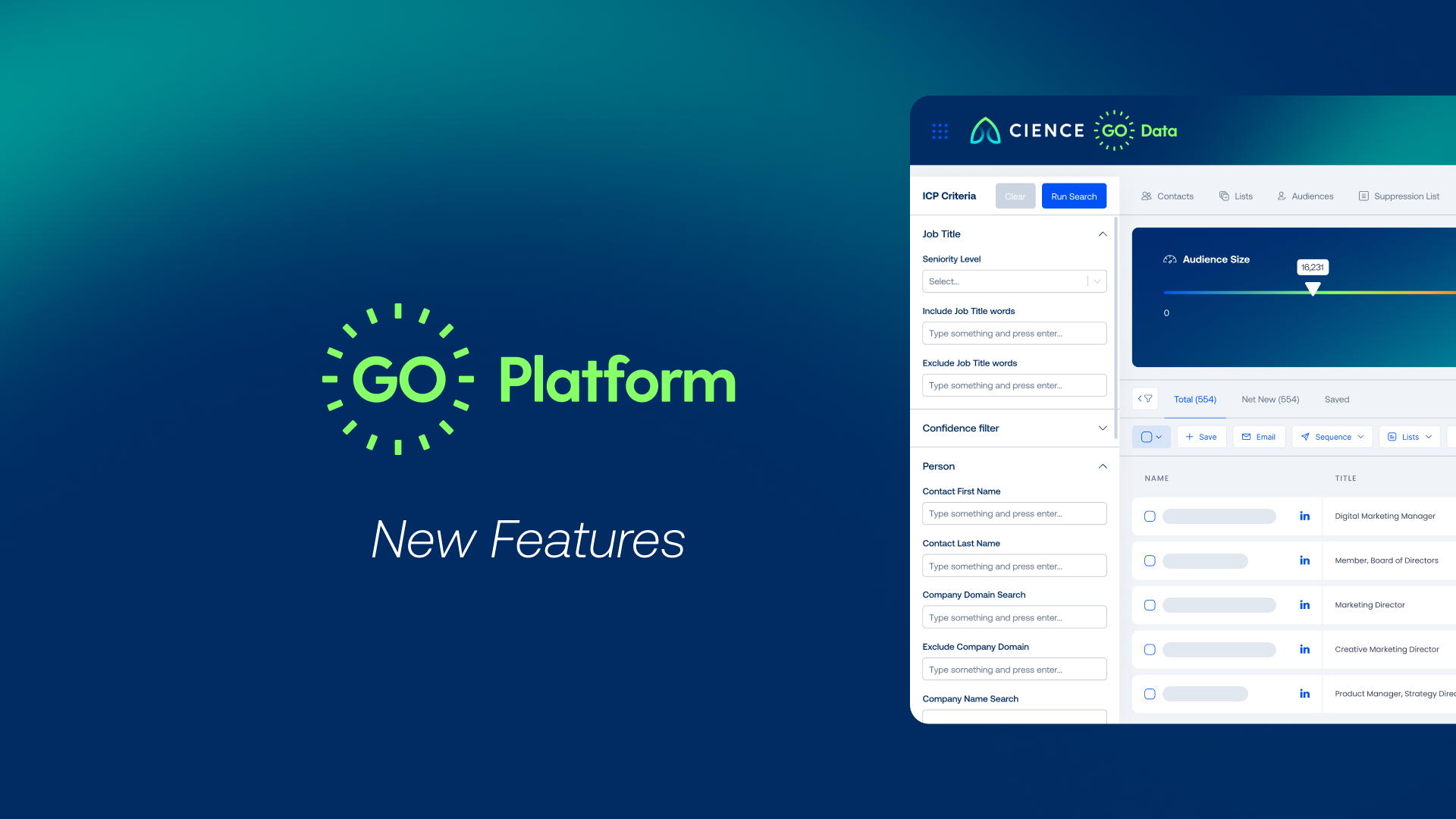 GO Platform - September Evolution
